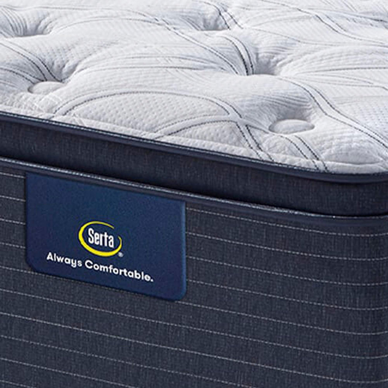 Queen Size Serta Spinal Care Elite Pillow Top Mattress 2243 Fens Tt