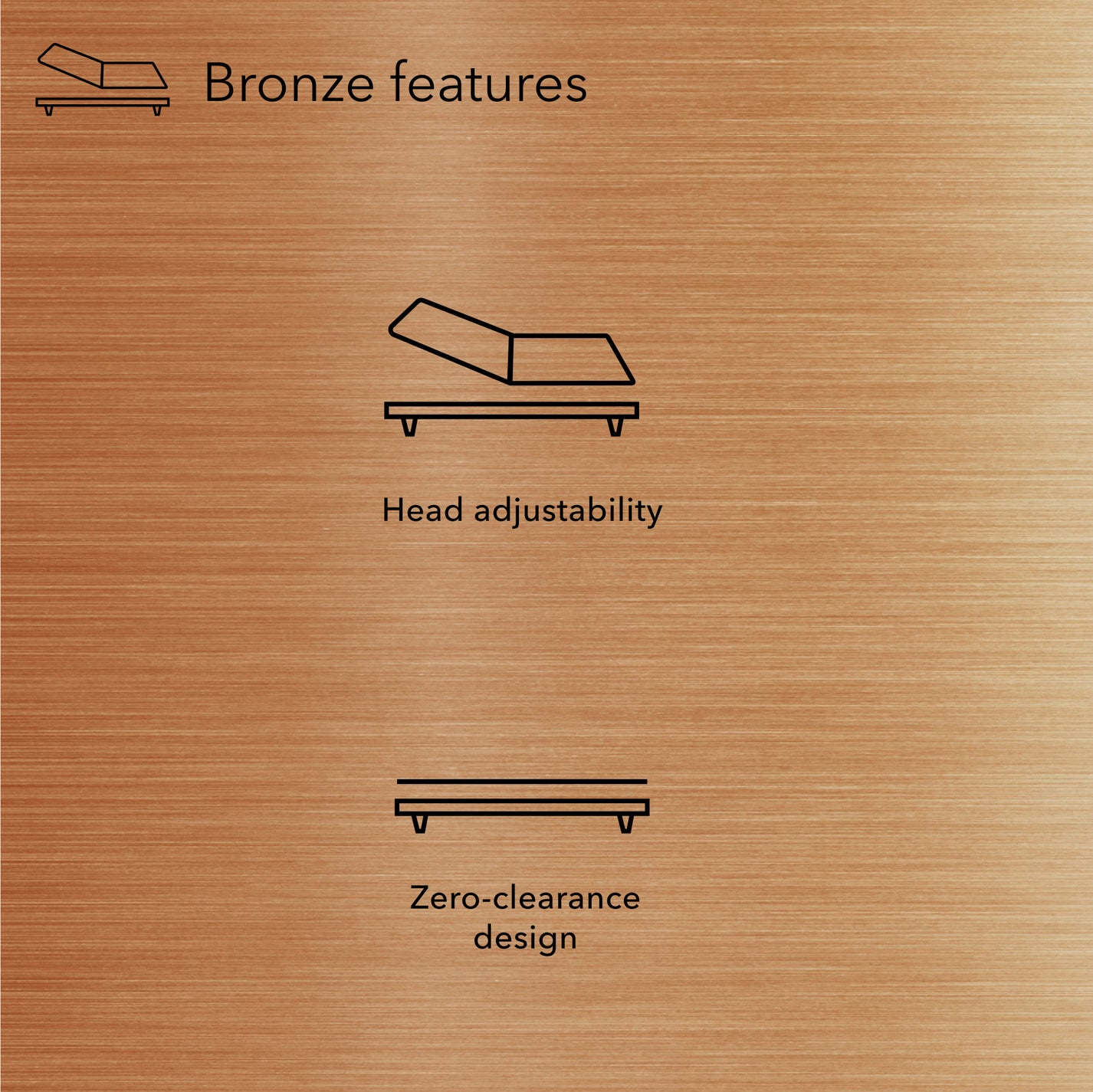 Baselogic Bronze by Serta - Adjustable Bed Frame Bases