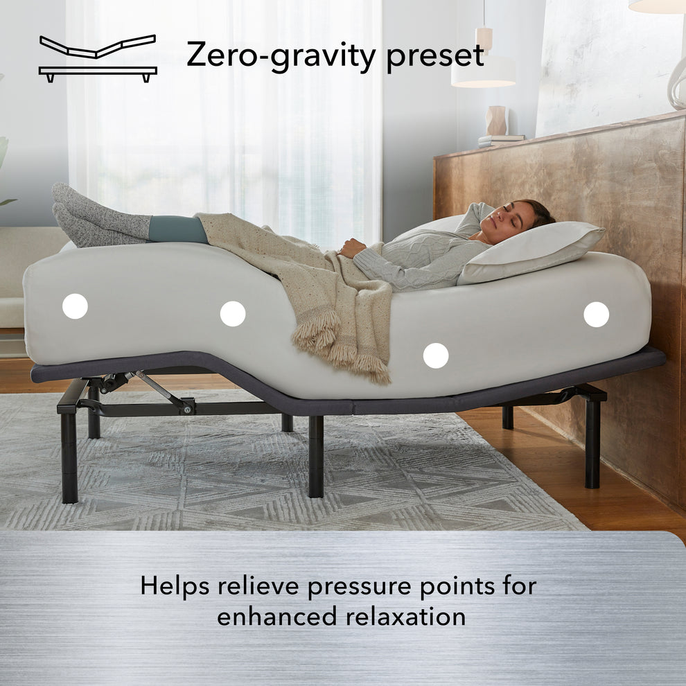 Baselogic Silver by Serta - Adjustable Bed Frame Bases